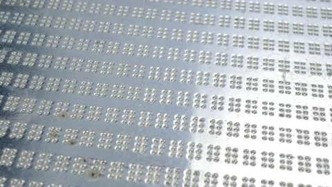 Tactile Writing System Braille | Stock Video | Pond5