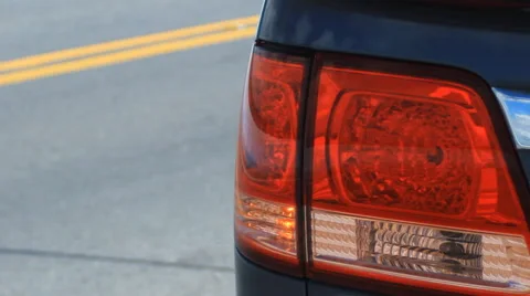 Flashing Tail Light Stock Videos – Royalty-Free HD & 4K Videos