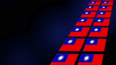 Taiwan Flag Animated Background 3d Anima... | Stock Video | Pond5