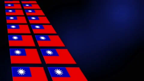 Taiwan Flag Animated Background 3d Anima... | Stock Video | Pond5