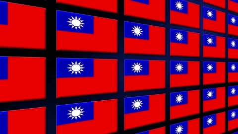 Taiwan Flag Animated Background 3d Anima... | Stock Video | Pond5
