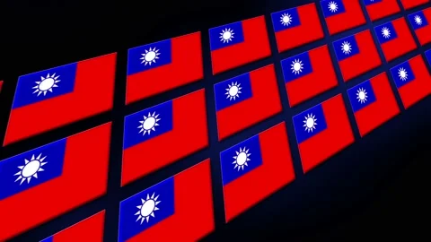 Taiwan Flag Animated Background 3d Anima... | Stock Video | Pond5