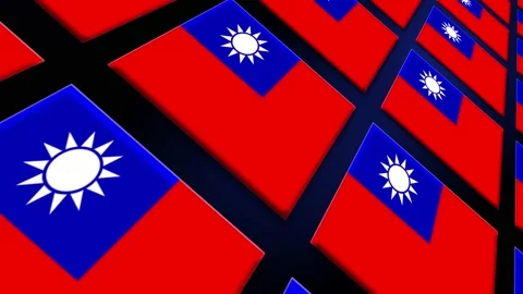 Taiwan Flag Animated Background 3d Anima... | Stock Video | Pond5