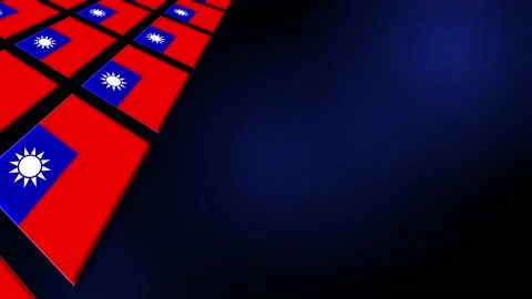 Taiwan Flag Animated Background 3d Anima... | Stock Video | Pond5