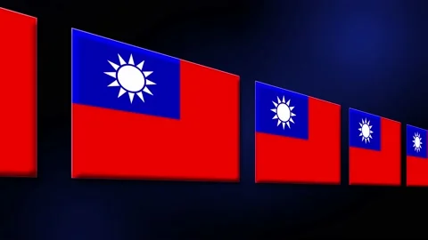 Taiwan Flag Animated Background 3d Anima... | Stock Video | Pond5