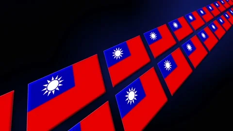 Taiwan Flag Animated Background 3d Anima... | Stock Video | Pond5