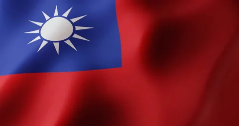 TAIWAN Flag Animation, TAIWANESE Backgr... | Stock Video | Pond5