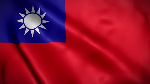 Taiwan flag background realistic waving ... | Stock Video | Pond5