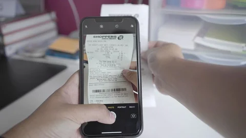 Woman Taking Receipt Stock Videos – Royalty-Free HD & 4K Videos