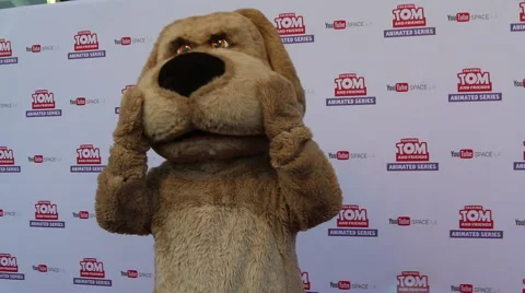 Talking Tom Animated Series Premier Red ... | Stock Video | Pond5