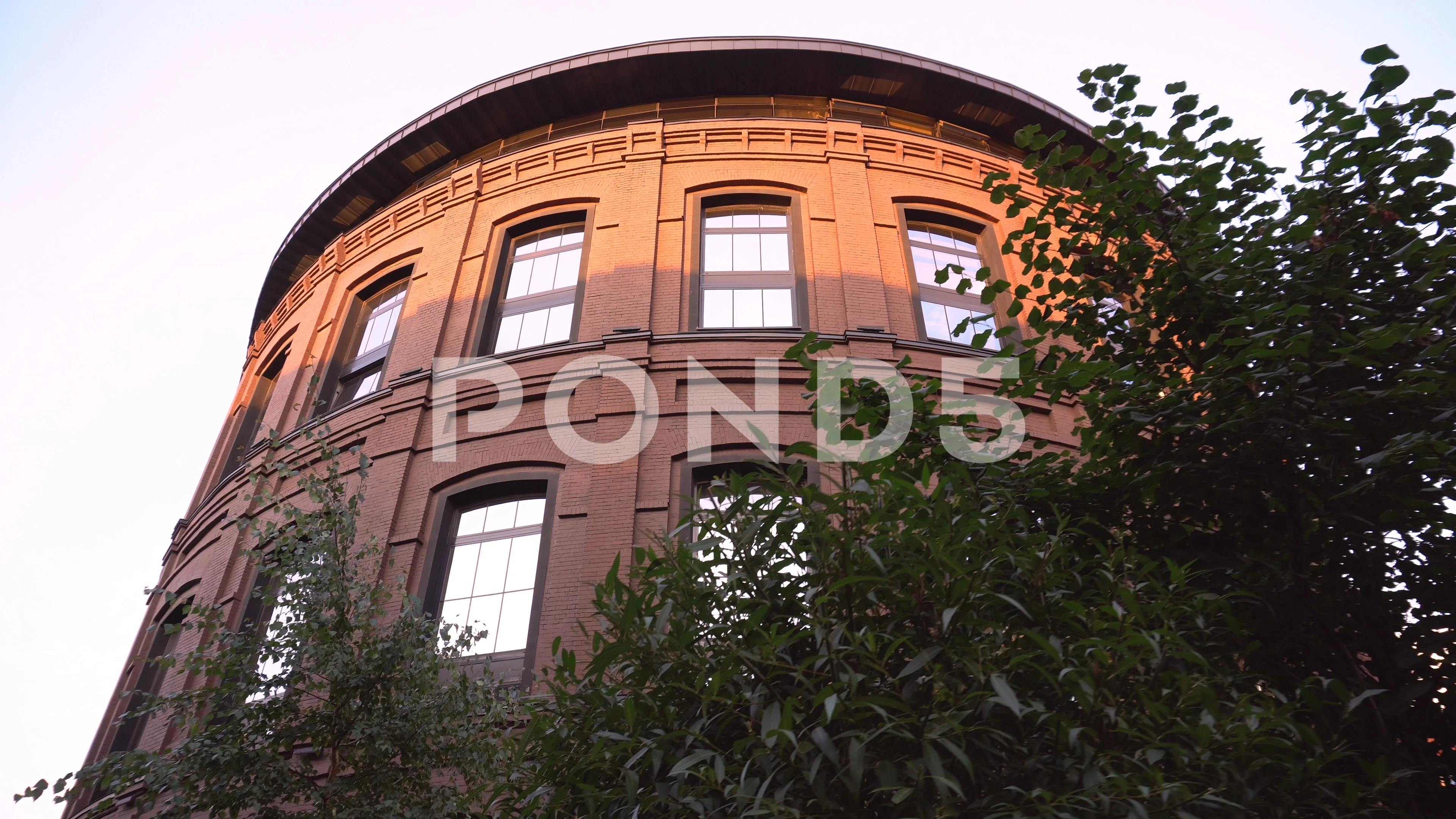 Cylinder Shaped Building