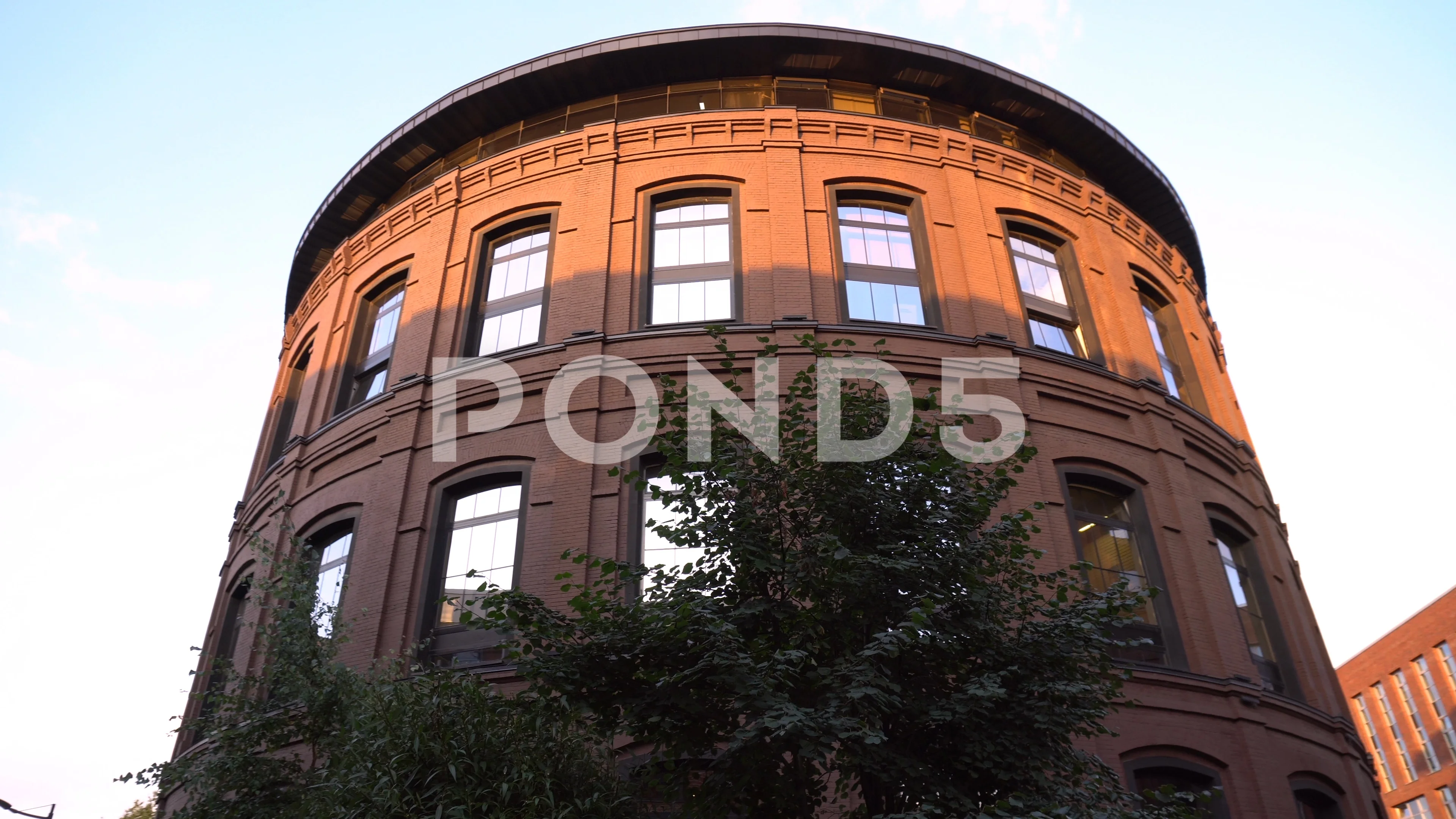 Cylinder Shaped Building