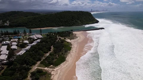 Tallebudgera Beach During Tropical Cyclo... | Stock Video | Pond5