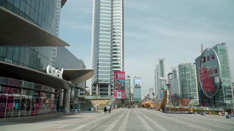 Tallest Building Of COEX Media Tower And... | Stock Video | Pond5