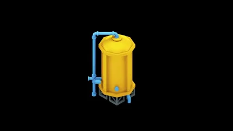 Tank 3D Animated Icon on black Backgroun... | Stock Video | Pond5