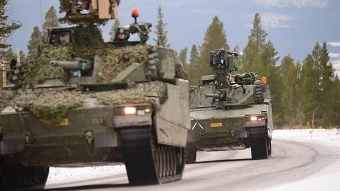 Passing Tank Convoy Stock Video Footage | Royalty Free Passing Tank ...