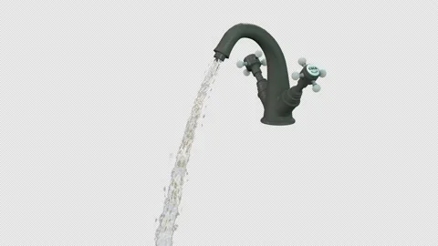 Tap Running Animation Transparent Backgr... | Stock Video | Pond5