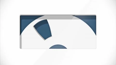 Tape recorder reel flat animation | Stock Video | Pond5
