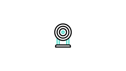 Target Animated Icon | Stock Video | Pond5