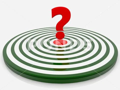 Target concept with question mark Illustration #120611912