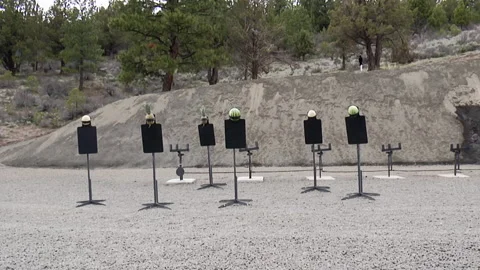 Target dummies with fruits for heads sta... | Stock Video | Pond5