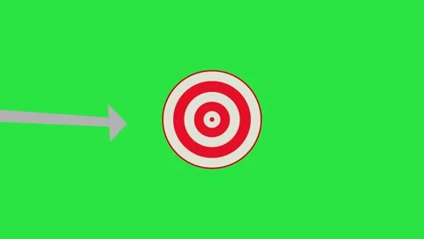 target icon animation green screen backg... | Stock Video | Pond5