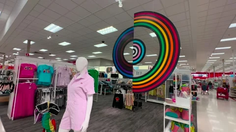 Target Store - Pride Month - Interior of... | Stock Video | Pond5