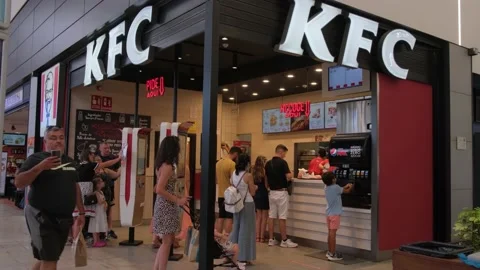 Tarragona, Spain - June 01, 2022: KFC fa... | Stock Video | Pond5