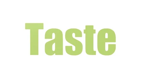 Taste Animated Word Cloud Isolated On Wh... | Stock Video | Pond5