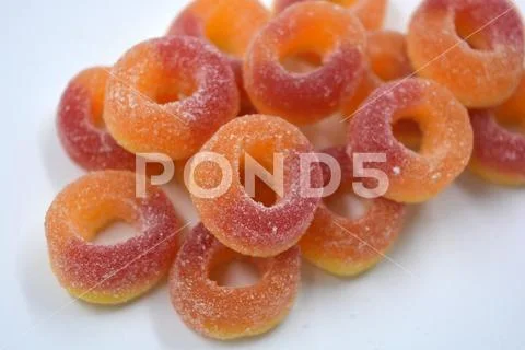 Taste, sweets, snacks are located on a white background. Stock Photo ...