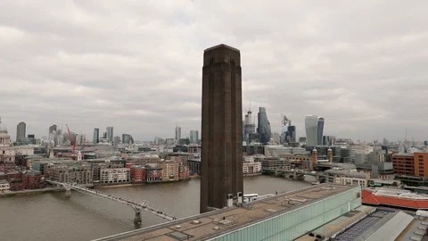 Tate Modern Museum tower | Stock Video | Pond5