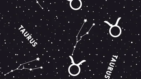 Taurus - Animated zodiac constellation | Stock Video | Pond5