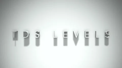 TDS Levels 3D title animation with shado... | Stock Video | Pond5