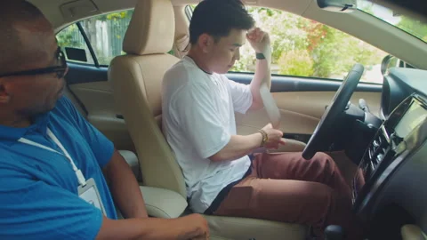 Teacher Asking His Student to Fasten Sea... | Stock Video | Pond5