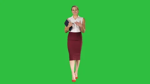 Teacher talking to the camera while walk... | Stock Video | Pond5
