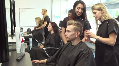 Salon The Classes Teacher Stock Footage ~ Royalty Free Stock Videos | Pond5