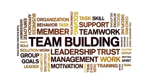Team Building animated word cloud,animat... | Stock Video | Pond5