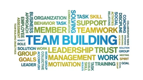 Team Building animated word cloud,animat... | Stock Video | Pond5