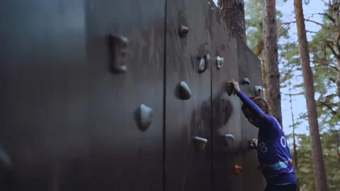Climbing Wall Team Stock Videos – Royalty-Free HD & 4K Videos | Pond5