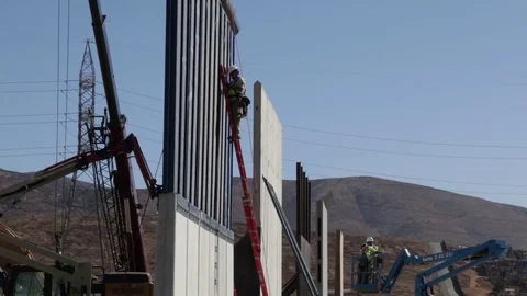 Team of construction workers working sep... | Stock Video | Pond5