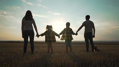 Team family work. Group of people are ho... | Stock Video | Pond5