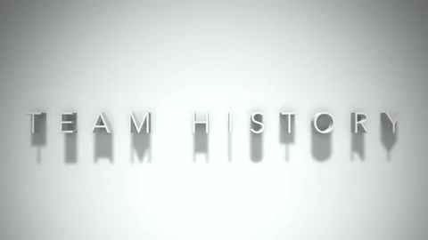 team history 3D title animation white t... | Stock Video | Pond5