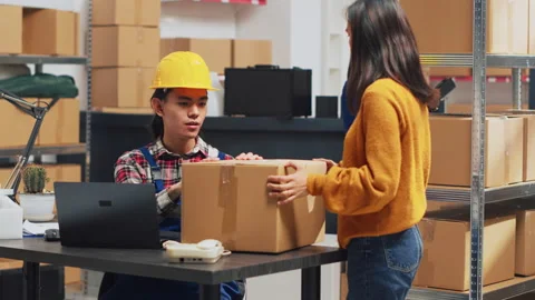 Team of people doing quality control in ... | Stock Video | Pond5