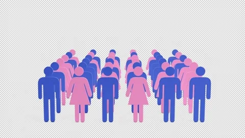 team work 3d animation icon and symbol a... | Stock Video | Pond5