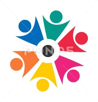 Team Work Logo Vector Illustration: Graphic #146072057