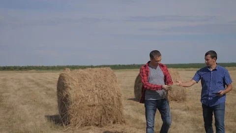 teamwork agriculture smart farming conce... | Stock Video | Pond5