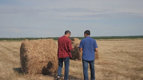 teamwork agriculture smart farming conce... | Stock Video | Pond5