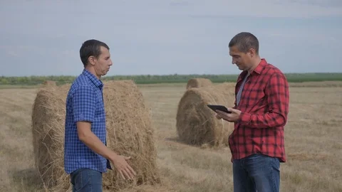 teamwork agriculture smart farming conce... | Stock Video | Pond5