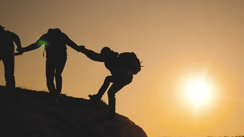 teamwork help business travel lifestyle ... | Stock Video | Pond5