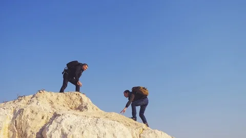 teamwork help business travel silhouette... | Stock Video | Pond5